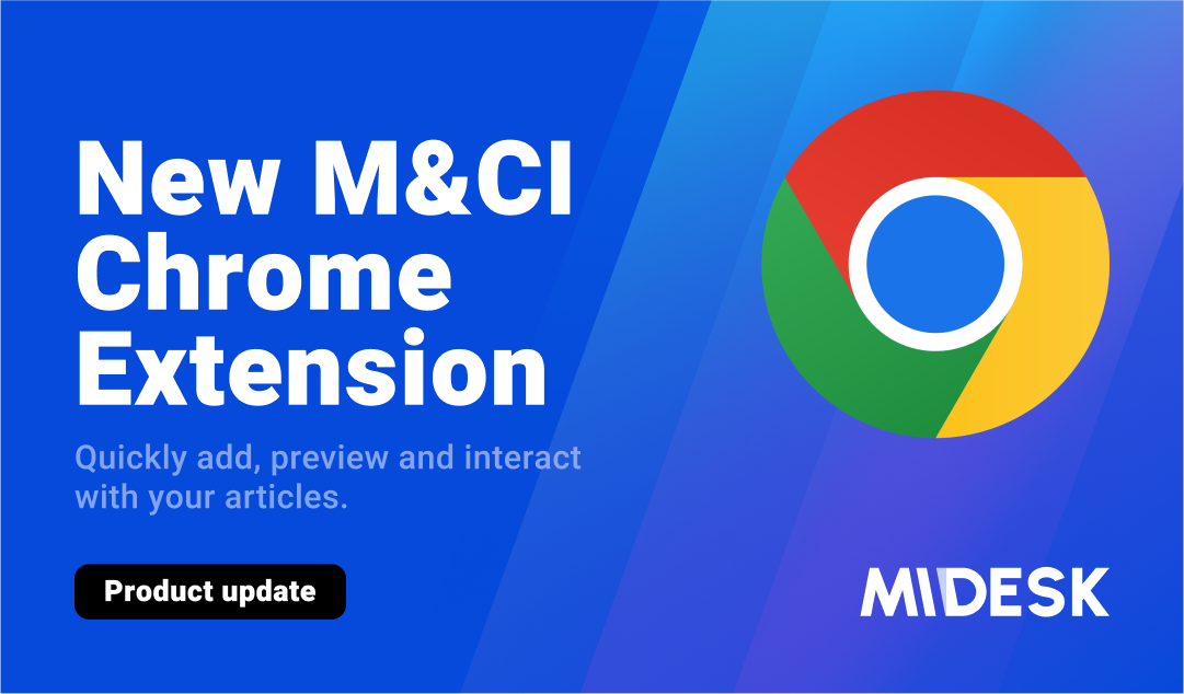 New Competitive Intelligence News Helper Chrome Extension - Midesk