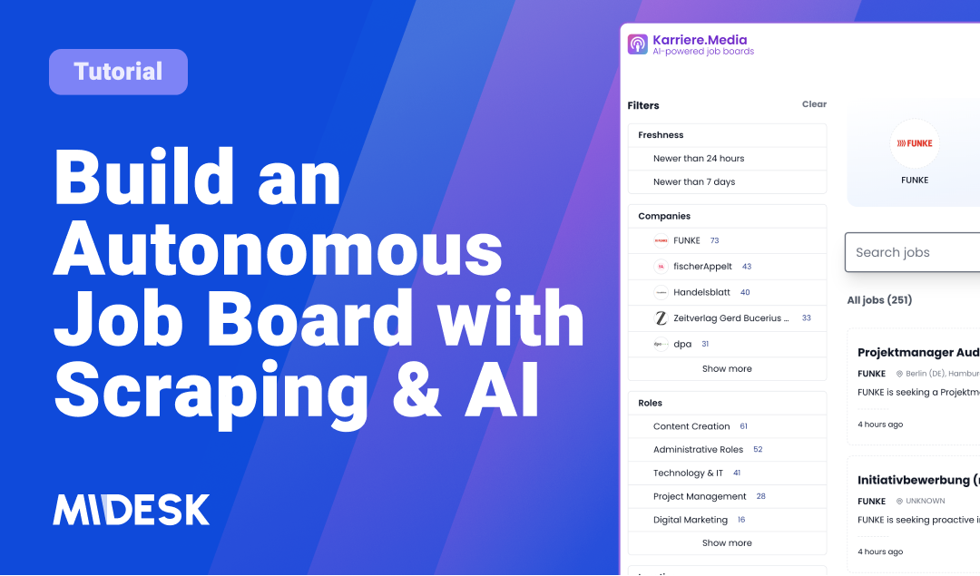 How to Scrape Job Postings: Create an Autonomous Job Board